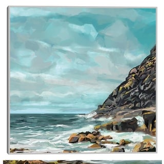 Shore Cliffs By Studio Arts Canvas Art Print - Bed Bath & Beyond - 38861560