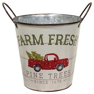 Farm Fresh Pine Trees Bucket 6" - Multi - Bed Bath & Beyond - 32388683