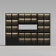 Tall Modular Display Storage Cabinet Bookcase w/Light Home Office - Bed ...
