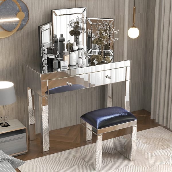 double sided drawer dressing table