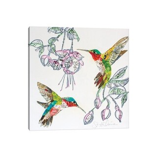 iCanvas "Hummers And Blooms II" by Elizabeth St. Hilaire Canvas Print ...