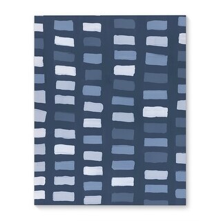 GOUACHE BLOCKS WINDOW PANE BLUE Canvas Art By Becky Bailey - Bed Bath ...