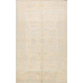 Muted Vegetable Dye Floral Khotan Oriental Area Rug Wool Hand-knotted ...