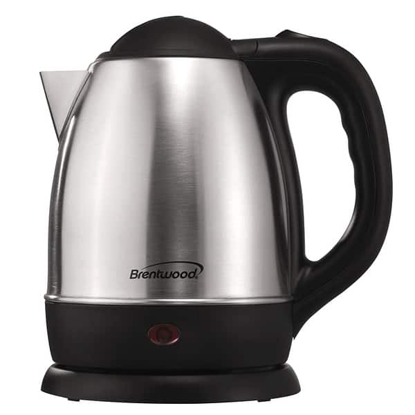 Brentwood Stainless Steel Electric Cordless Tea Kettle 1000W in Brushed ...
