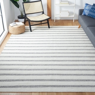 SAFAVIEH Handmade Vermont Aleksei Stripe Wool Rug - Bed Bath & Beyond ...