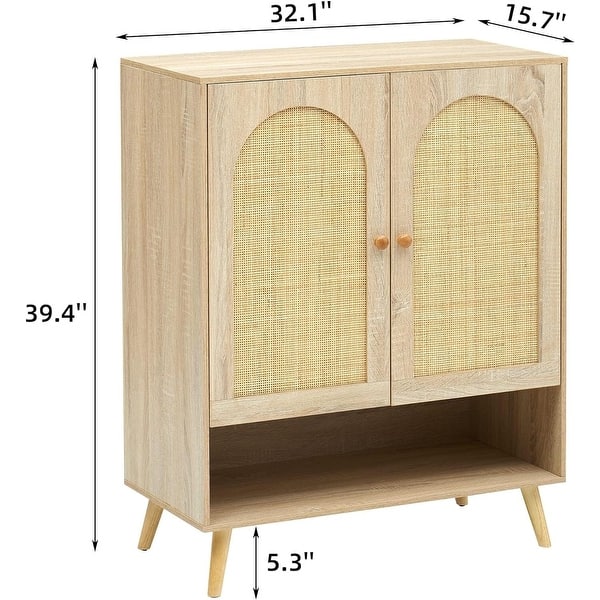 GAOMON Rattan Shoe Cabinet with Doors - Bed Bath & Beyond - 40520341