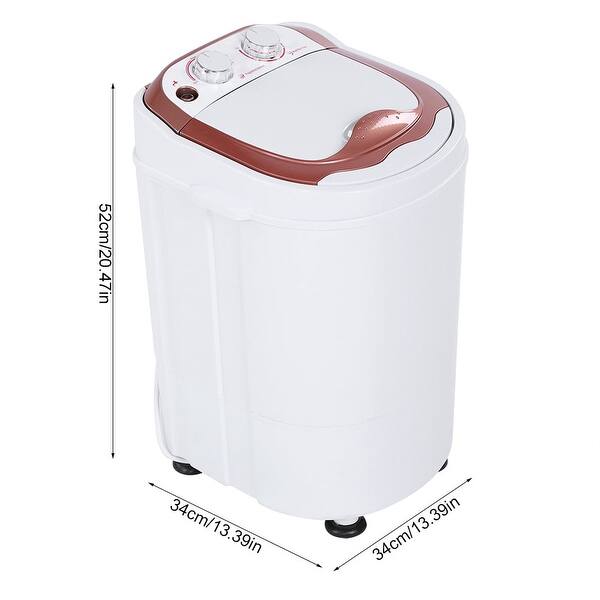 Portable Mini Washing Machine 110V Washing Capacity Semi-Automatic ...