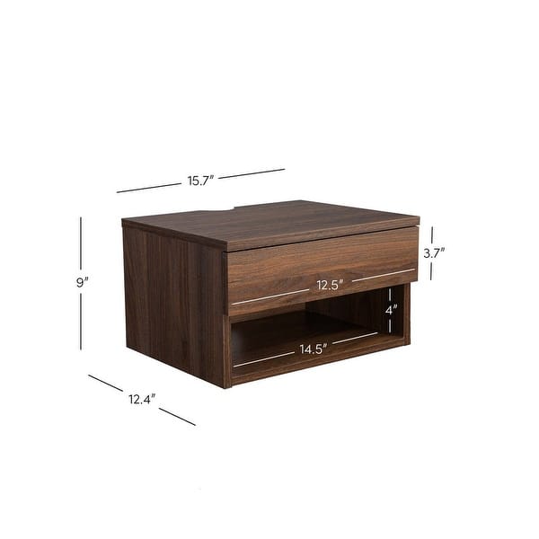 Modern Floating Bedside Nightstand - Bed Bath & Beyond - 39618544