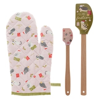 Holiday Oven Mitt and Spatula Set - Bed Bath & Beyond - 40158482