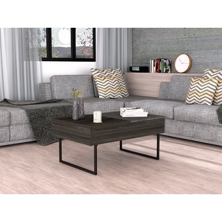 Lift Top Coffee Table, Two Legs, One Drawer - Bed Bath & Beyond - 39069813