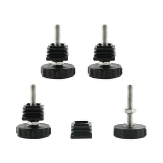 M8 Leveling Feet Square Tube Inserts Kit Furniture Glide Adjustable ...