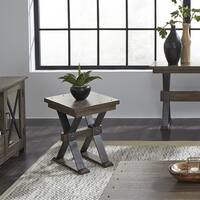 Heatherbrook Charcoal and Ash End Table - On Sale - Bed Bath & Beyond ...