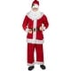 72" Life-Size Plush Santa Claus Standing or Sitting Christmas Figure ...