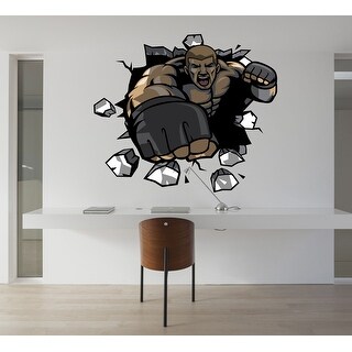 3D Boxing MMA Wall Decal, 3D Boxing MMA Wall sticker, 3D Boxing MMA ...