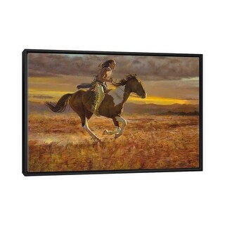 iCanvas "Racing the Sun" by David Edward Kucera Framed Canvas Print ...