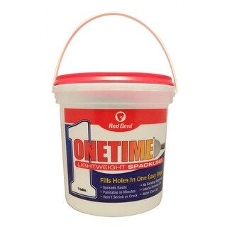 Red Devil 0541 Onetime Lightweight Spackling, Pre-Mixed Formula, 1 ...