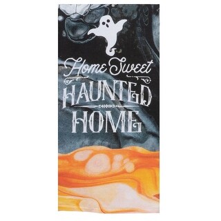 Home Sweet Haunted Home Halloween Dual Purpose Kitchen Terry Towel ...