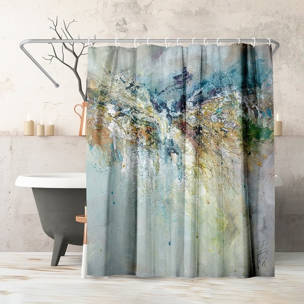 Americanflat 71" x 74" Shower Curtain, Organic 7 by Anne Farrell Doyle ...