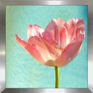 "Pink Tulip (Square)" Print on Acrylic - Bed Bath & Beyond - 36560108