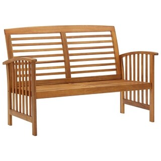 Solid acacia wood terrace bench - Bed Bath & Beyond - 37500545