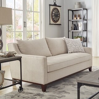 Podgorica Fabric Sofa with Down Feather Cushions - On Sale - Bed Bath ...