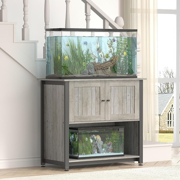 40-50 Gallon Fish Tank Stand with Cabinet - Bed Bath & Beyond - 38464990