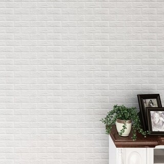 3D Brick Pattern Sticker For Wall Decor,MultiColor Option,24"x24"/pc ...