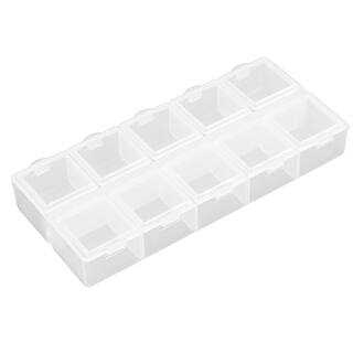 Jewelry Pills Plastic 10 Slots Storage Case Box Organizer Container ...
