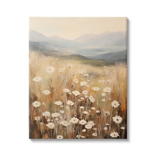 Stupell Mountain Valley Meadow Canvas Wall Art Design by Petals Prints ...