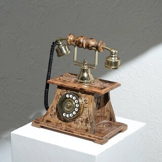 Decorative Vintage Telephone-Tabletop Object-9.5X6X9.7" - Bed Bath ...
