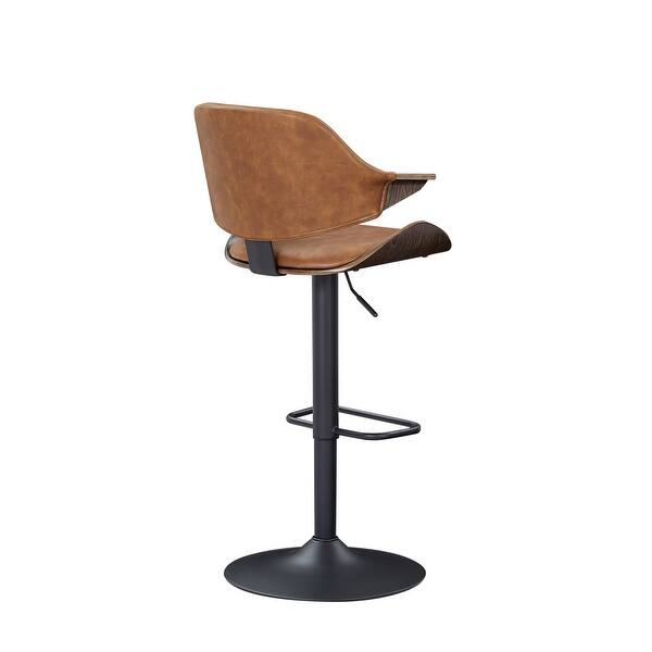 Art Leon Wood and PU Barstools - Bed Bath & Beyond - 40134918