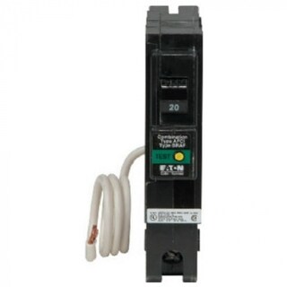 Eaton BRCAF120 Plug-On Combo Arc Fault Circuit Breaker, Type BR, 1 Pole ...