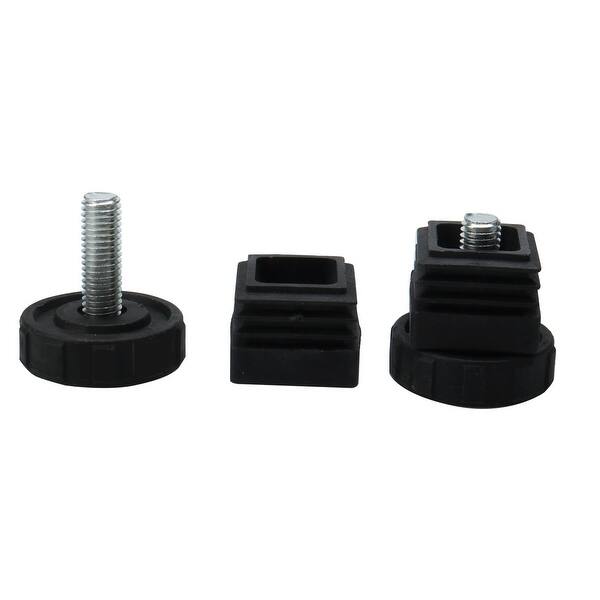 Furniture Glide Leveling Feet 30x30mm Square Tube Inserts Kit 2 Sets ...