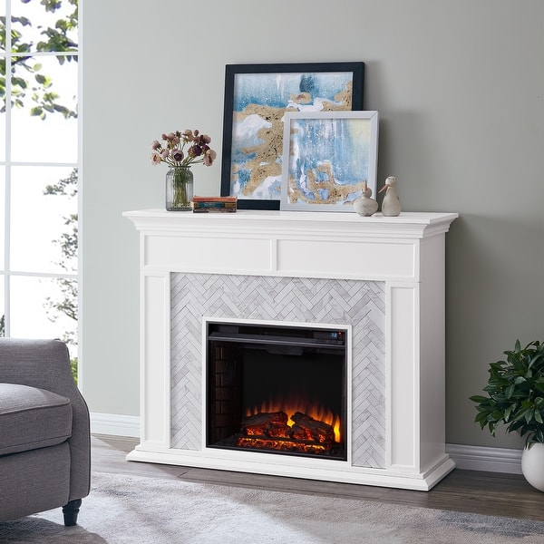 grey fireplaces