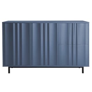 Wave Pattern Storage Cabinet with 2 Doors and 2 Drawers - Bed Bath ...