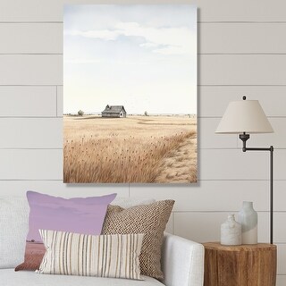 Designart "Prairie Beauty Unveiled II" Prairies Wall Art - Bed Bath ...