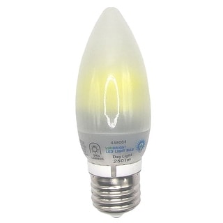 Viribright LED B11 E26 Chandelier Frosted Light Bulb - Bed Bath ...