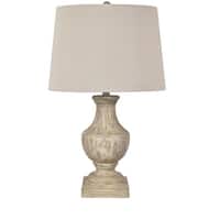 Carrington 26.5" Distressed Brown Resin Table Lamp - 15 x 15 x 26.5 ...