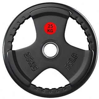 Single 55LBS Plates Barbell Standard 2" Exercise Weights Gym Home - Bed ...