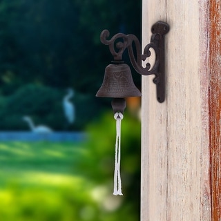 Wall Mounted Metal Door Bell Outside Decorative Accent Bells - Bed Bath ...