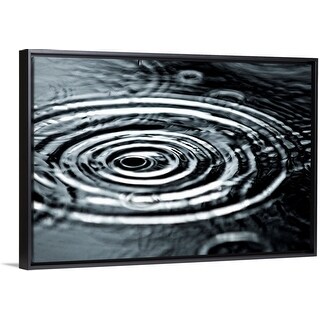 "Raindrops fall into a puddle during an afternoon rainstorm in Truckee ...