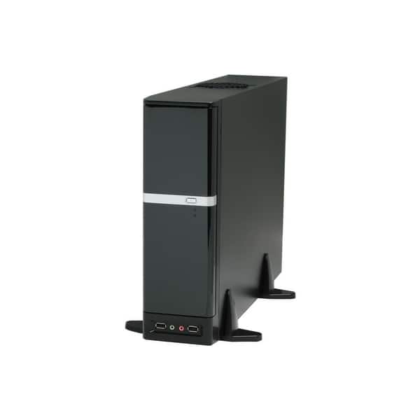 APEX DM-387 Black Steel Micro ATX Media Center / Slim HTPC Computer ...