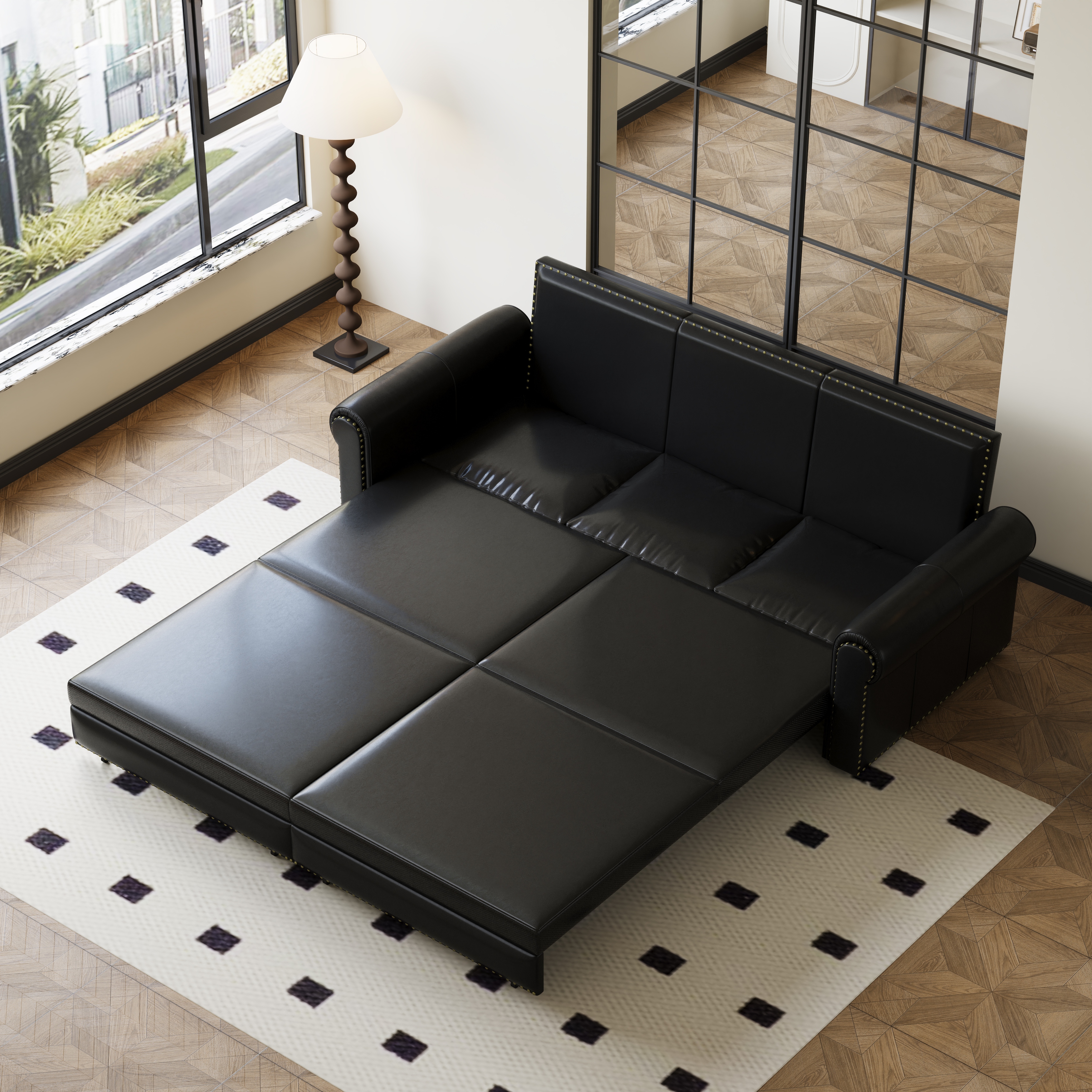 Pull out chesterfield sofa store