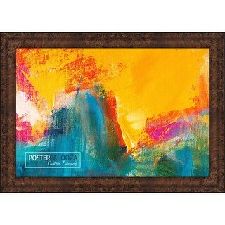 40x30 Traditional Walnut Wood Picture Frame - Complete with Frame Grade ...