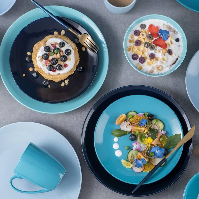 LOVECASA 16-Piece Porcelain Dinnerware Set (Service for 4) - Overstock ...