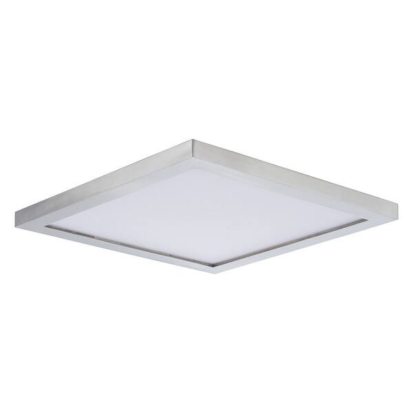 Maxim Chip 9" Wide LED Flush Mount Square Ceiling Fixture - 5 Year ...