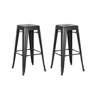 Backless Modern Light Weight Industrial Metal Bar Stools Without Back ...