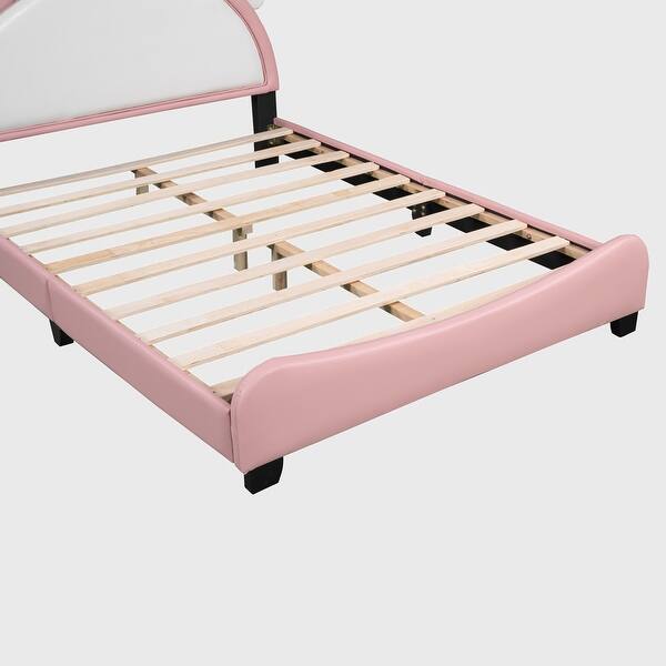 Cute Full size Upholstered Bed With Unicorn Shape Headboard - Bed Bath ...