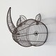 Wire Rhino Wall Mount Head - 9¾''W x 16''D x 12''H - Bed Bath & Beyond ...