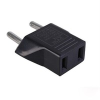 Universal UK US Europe Travel Power Adapter Wall Plug Converter Black ...